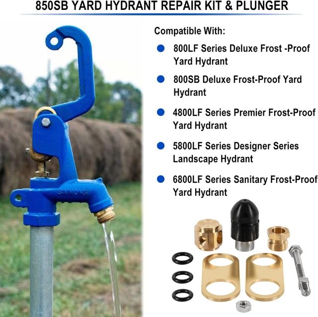 850 SB PARTS Kit Yard Water Hydrant Repair Kits & 8842 Plunger Fit for ...