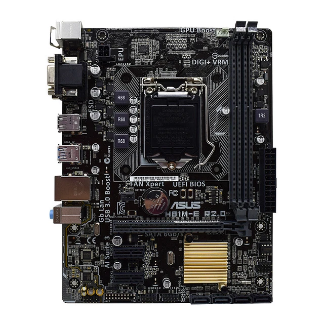 ASUS H81M-E R2.0 Micro ATX Motherboard Intel H81 Chipset LGA1150 DDR3 ...