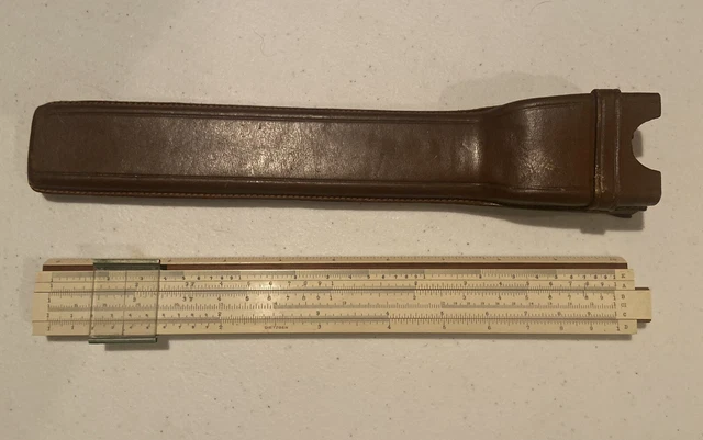 VINTAGE EUGENE DIETZGEN Co. Antique Slide Ruler And Calculator Model ...