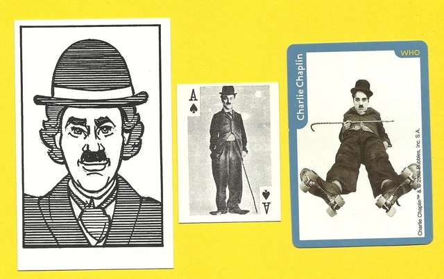 CHARLIE CHAPLIN SILIENT Film Actor Comedian Fab Card Collection $19.95 ...