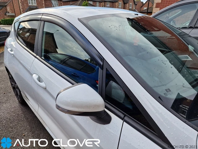 AUTO CLOVER WIND Deflectors for Ford Fiesta MK8 2017+ 5 Door (4 pieces ...