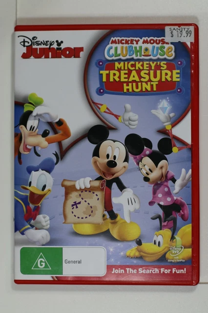 MICKEY MOUSE CLUBHOUSE - Mickey's Treasure Hunt (DVD, 2006) $14.95 ...