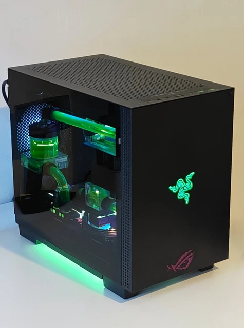 RAZER TOMAHAWK MINI-ITX -Water Cool Gaming PC ( i7-13th_RTX 3090_32GB ...
