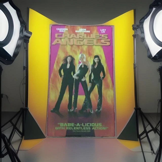 CHARLIES ANGELS VHS 2000 Cameron Diaz Drew Barrymore Lucy Liu Bill ...