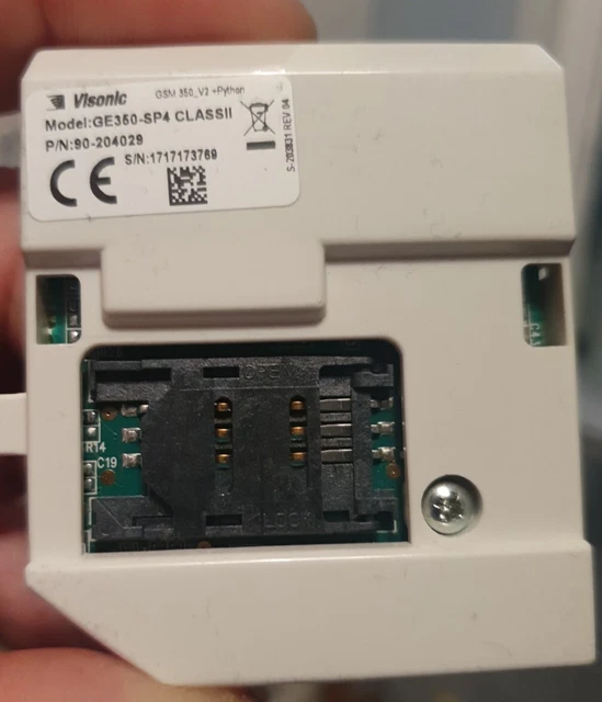 VISONIC POWERMAX POWERMASTER gsm sim card module GE350 sp4 £39.00 ...