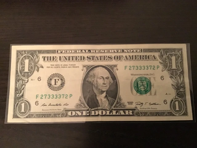 RARE LOOKING! RADAR $1 dollar bill..... amazing looking EUR 199,83 ...