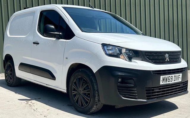PEUGEOT PARTNER 1.5 Citroen Berlingo 3 Seater Van NO VAT ULEZ CAZ 8MM ...