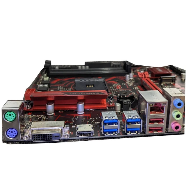 ASUS EX-A320M-GAMING SOCKET AM4 mATX Motherboard DDR4 Memory Slot ...