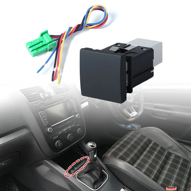 FÜR VW GOLF Jetta Touran Schalter Taste Knopf Button Druckschalter Mittelkonsole EUR 12,99 ...