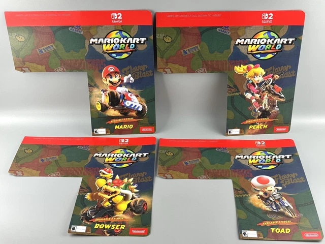 AUTHENTIC NINTENDO SWITCH 2 Mario Kart World Store Sign Display Two ...