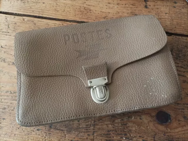 ANCIENNE SACOCHE de postier en cuir anciennement PTT La poste France ...