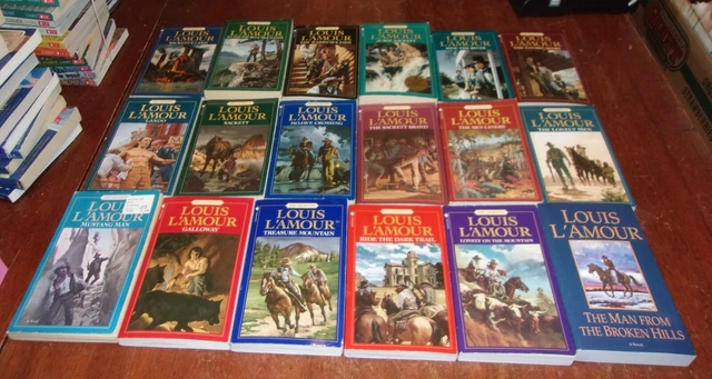 18 SACKETTS SERIES Books Complete Matched Set 1-18 Louis L'Amour Lot £ ...