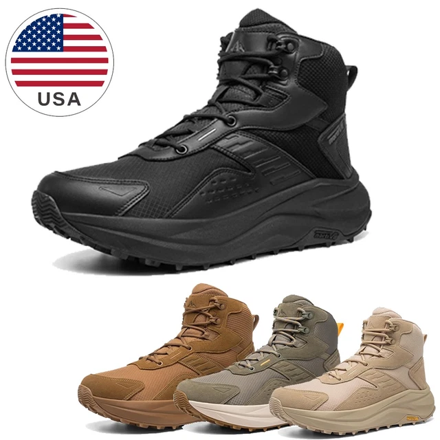 MEN'S HIKING TREKKING Boots Wide Toe Box Low Drop Waterproof Outdoor ...