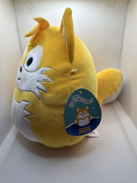 TAILS SQUISHMALLOW SONIC the Hedgehog 10" Plush Soft Toy Yellow BNWT ...