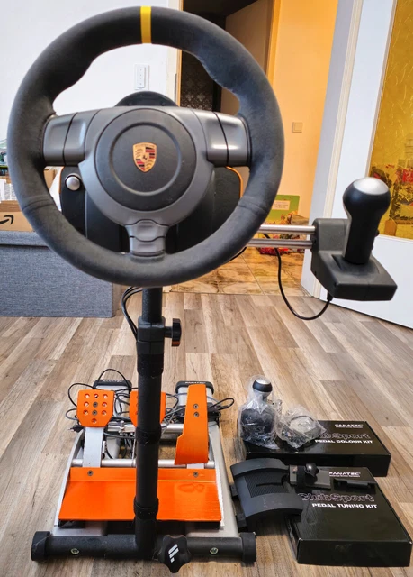 FANATEC RACING WHEEL Porsche GT3 RS V2 ClubSport inkl. Wheel Stand und ...