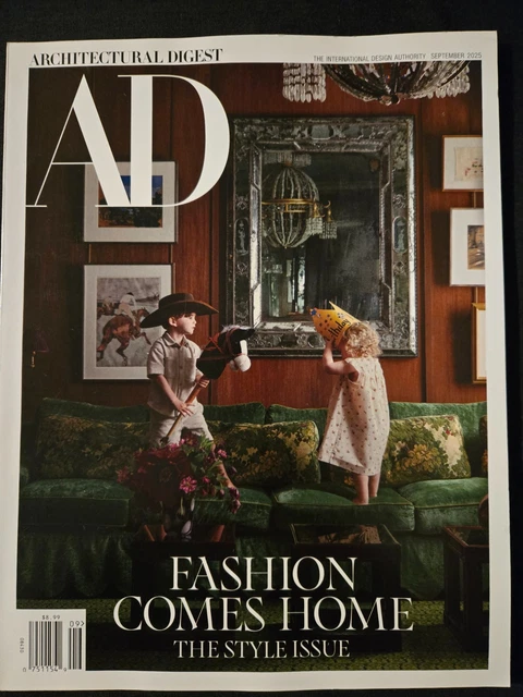 NEW ARCHITECTURAL DIGEST (AD) Magazine September 2025 Fast Free ...