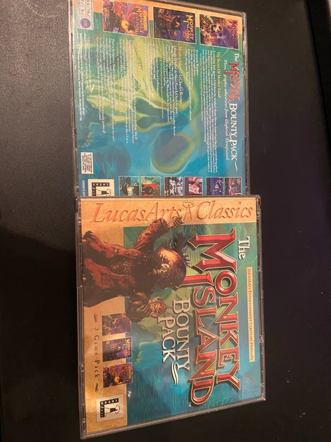 MONKEY ISLAND BOUNTY Pack for PC CD-Rom Big Jewel Cased Version ...