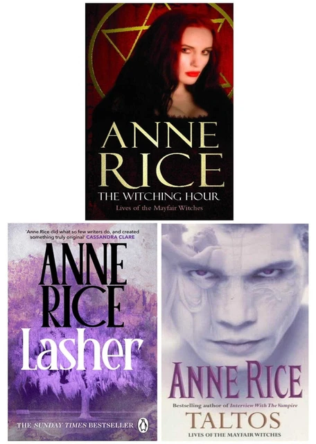 LIVES OF THE Mayfair Witches Series by Anne Rice: 3 Books Set - Fiction ...