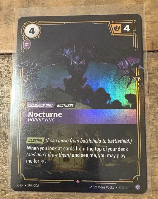 RIFTBOUND TCG NOCTURNE - Horrifying Rare Origins 194/298 £5.50 ...