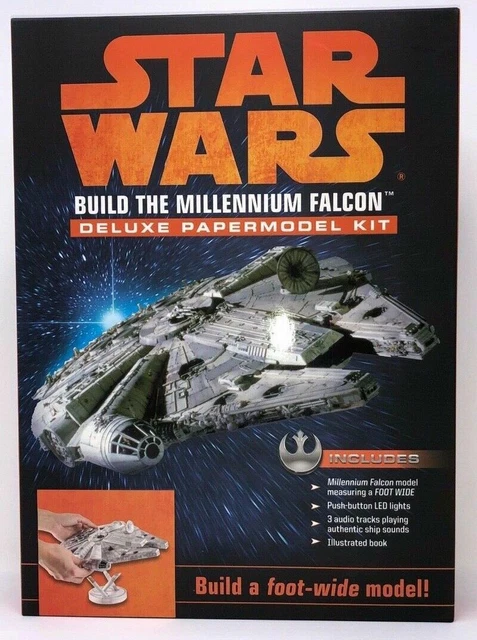 DISNEY LUCASFILM STAR Wars Build The Millennium Falcon Deluxe Paper ...
