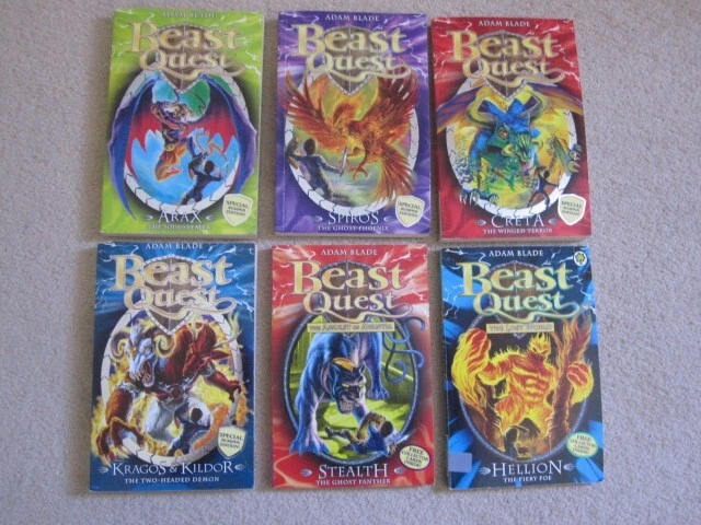 BEAST QUEST BOOK bundle by Adam Blade (6 books), Pre-owned EUR 4,65 ...