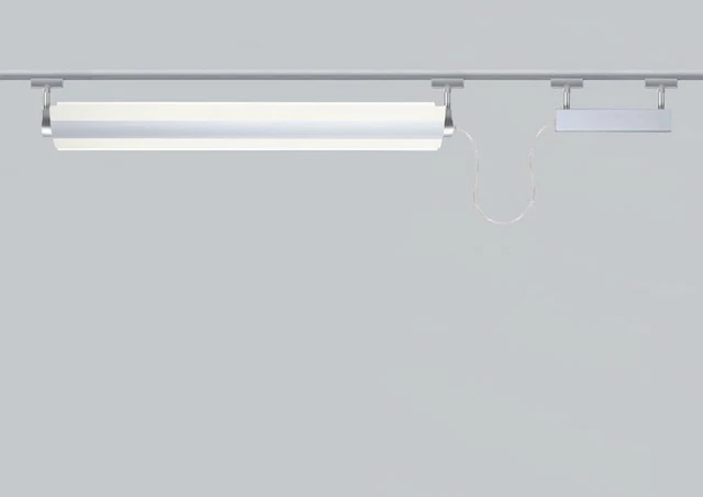 PAULMANN SYSTÈME DE Rails Light&easy Urail Spot Lf-Line 21W G5 Titan ...