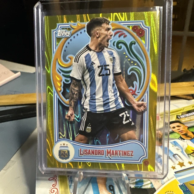 2023 TOPPS FILETEADO Argentina Calcio Lisandro Martinez/150 Tango ...