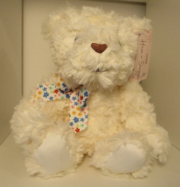 ASDA GEORGE HAVE A Snuggle Teddy Bear Soft Toy £10.00 - PicClick UK
