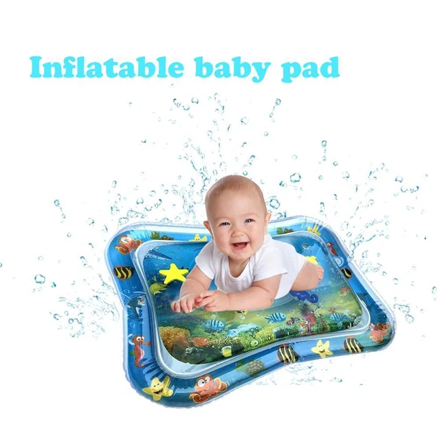 BABY INFLATABLE WATER Play Mat Tummy Time Playmat Fun Activity Pool Pat ...