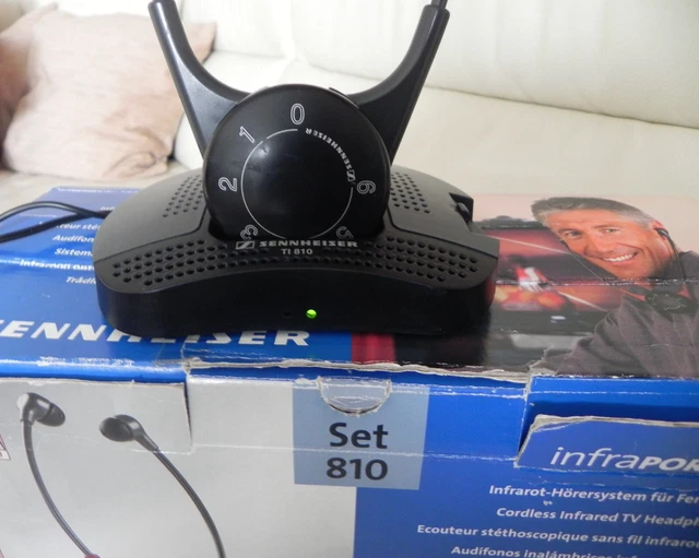 **SENNHEISER KOPFHÖRER SET 810, RI/TI 810, Funk/Infrarot TV Stereo ...