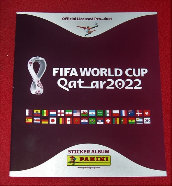 PANINI FIFA WORLD Cup Qatar 2022 Sticker Album With 6 Starter Stickers ...