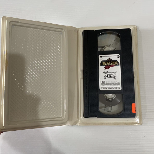 UNIVERSAL STUDIOS HOLLYWOOD Video - A Universe Of Cinemagic Movies VHS ...