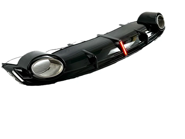 DIFFUSEUR DE PARE-CHOCS arrière pour Audi A7 4G (11-14) Sport Look Gloss Black EUR 520,00 ...