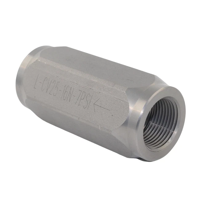 1'' NPTF HYDRAULIC In-Line Check Valve, Non-Return Valve High Pressure ...
