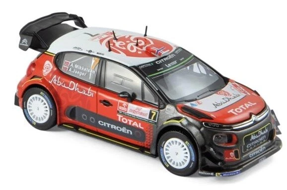 NOREV - VOITURE de course - Citroen C3 WRC N°7 de POLOGNE 2017 Conduite ...