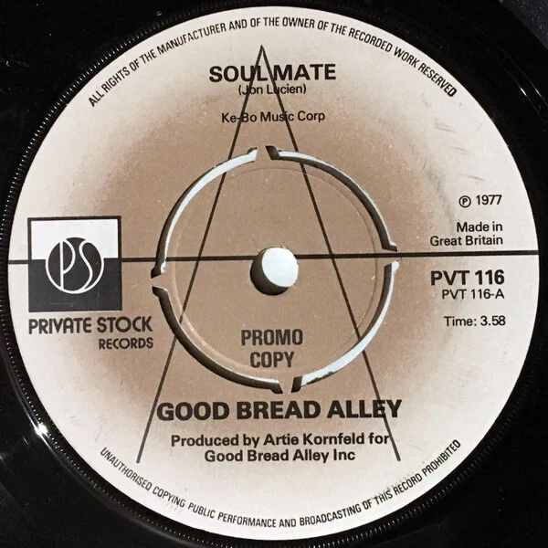 GOOD BREAD ALLEY - Soul Mate (7", Single, Promo) EUR 11,87 - PicClick FR