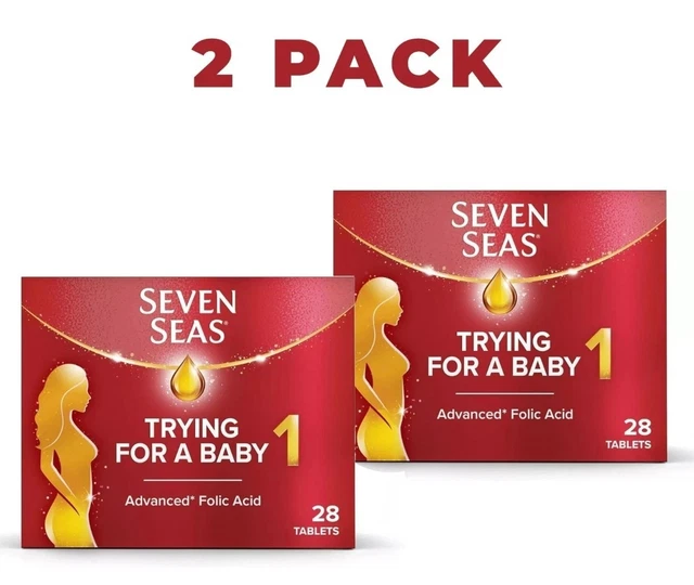 2X SEVEN SEAS, Trying for A Baby 1 *exp 11/25** £14.99 - PicClick UK