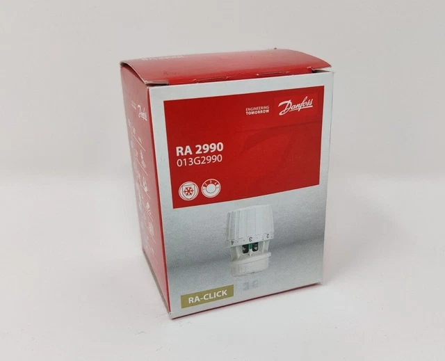 DANFOSS THERMOSTAT HEAD RA 2990 013G2990 Click System £17.74 - PicClick UK