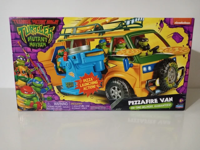 TEENAGE MUTANT NINJA Turtles: Mutant Mayhem Pizza Fire Van Playmates £ ...