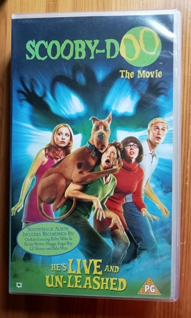 SCOOBY-DOO THE MOVIE (Live Action) (VHS Video, 2002) PG Good Condition ...