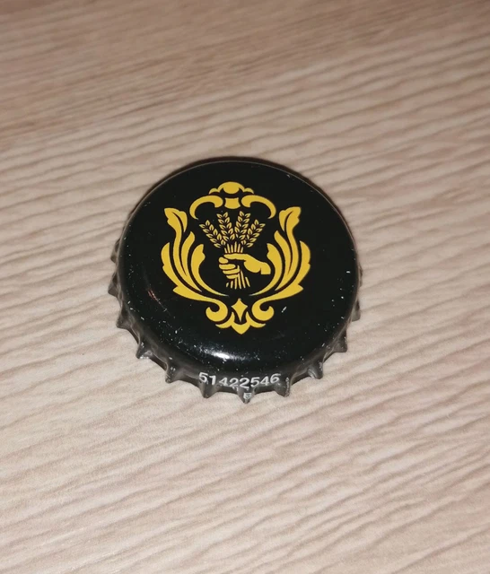 CAPSULE DE BIÈRE belge LEFFE prestige 1240 noire et jaune EUR 1,50 ...