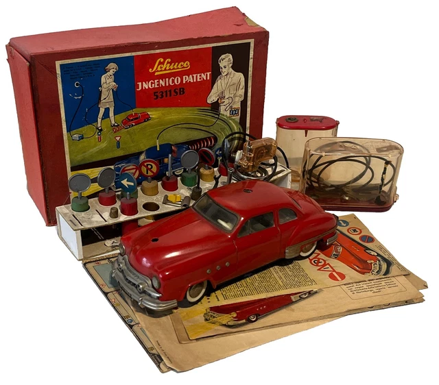 SCARCE SCHUCO 1960S 5311 Sb 5311Sb Elektro Ingenico Limousine Car Set £ ...