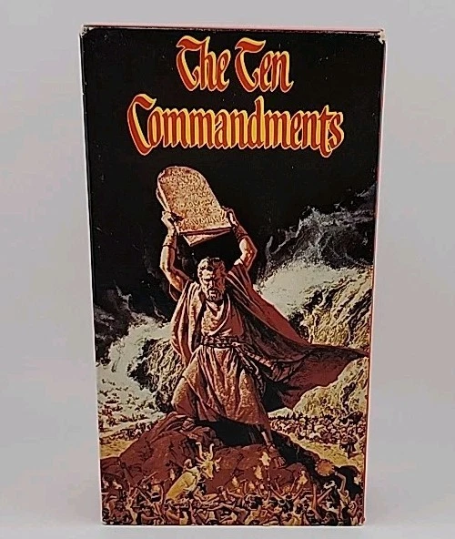 THE TEN COMMANDMENTS Part 1 And 2 (VHS) £4.48 - PicClick UK