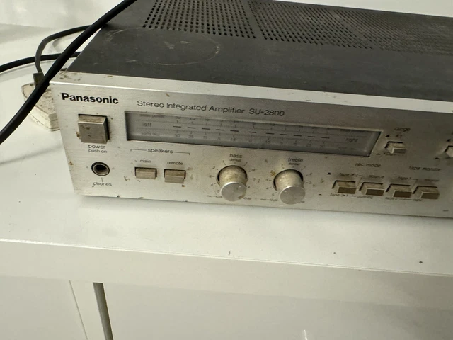 VINTAGE PANASONIC SU-2800 Stereo Integrated Amplifier - £25.00 ...