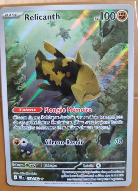 CARTE POKÉMON RELICANTH 173/162 EV05 AR Forces Temporelles TEF FR EUR 11,00 - PicClick FR