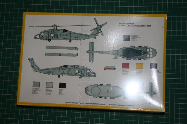 ITALERI 011 SEAHAWK SH-60B US Navy helicopter 1/72 £15.08 - PicClick UK