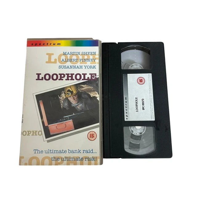 LOOPHOLE (VHS/PAL) MARTIN SHEEN & ALBERT FINNEY Spectrum Video £9.95 ...