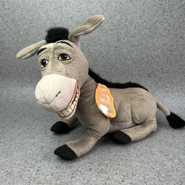 SHREK DONKEY INTERACTIVE Talking Plush Toy Hasbro Dreamworks 2003 £24. ...