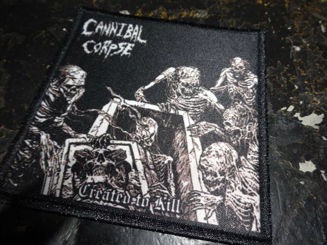 PATCH AUFNÄHER KUTTE Battle Jacket Black Death Heavy Thrash Speed Dsbm ...