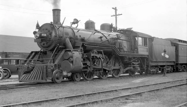 SAL SEABOARD AIR Line Railroad Locomotive Engine No 856 Old Train Photo ...